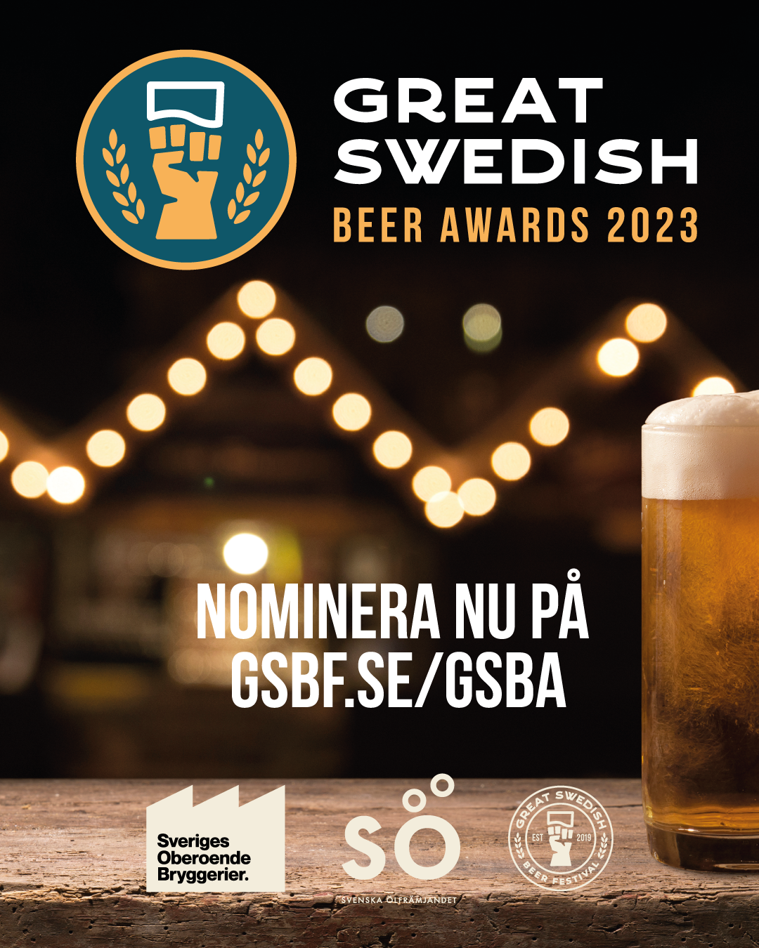 Great Swedish Beer Awards 2023 | Svenska Ölfrämjandet